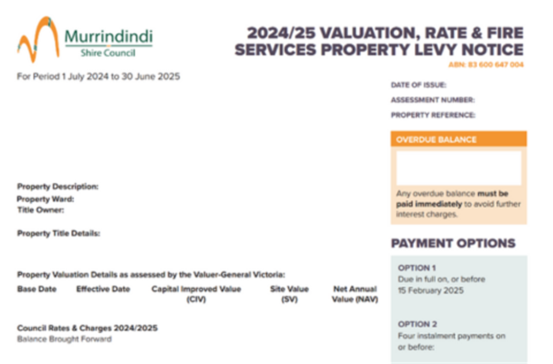 Rates notice explained - Murrindindi Shire Council