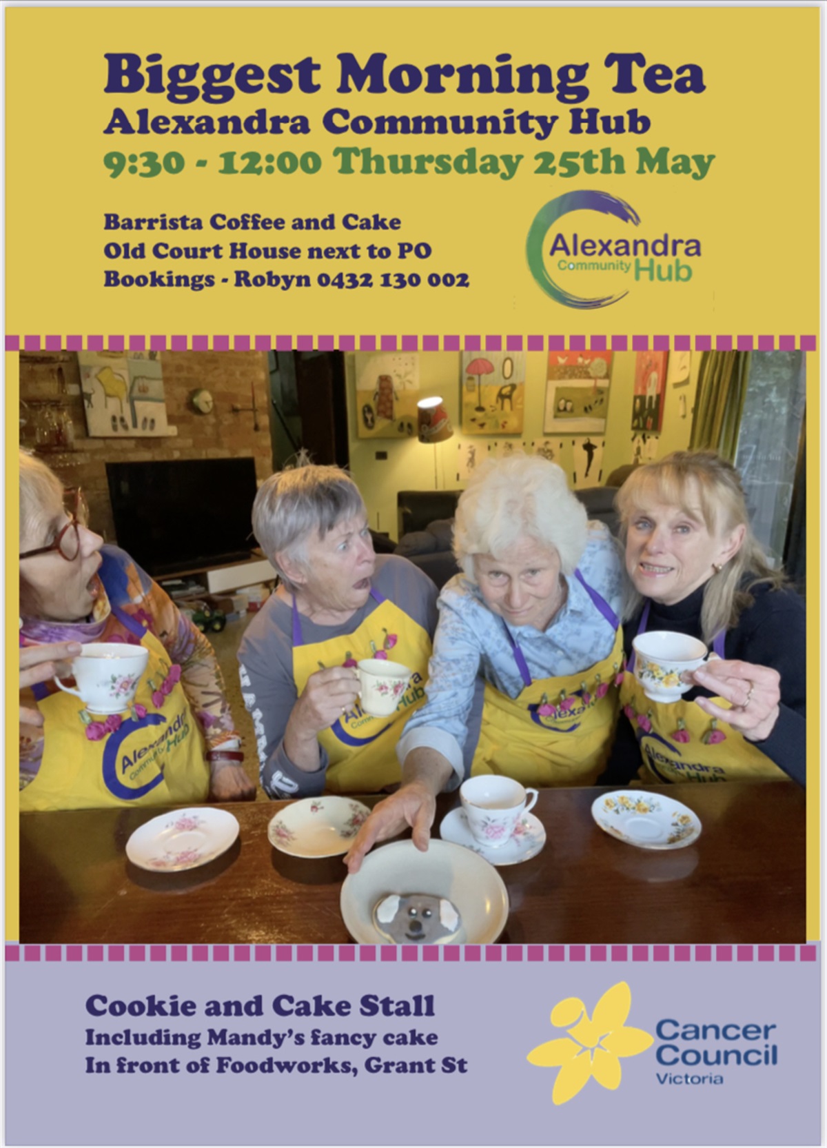 Biggest Morning Tea - for Cancer Council - Murrindindi Shire Council